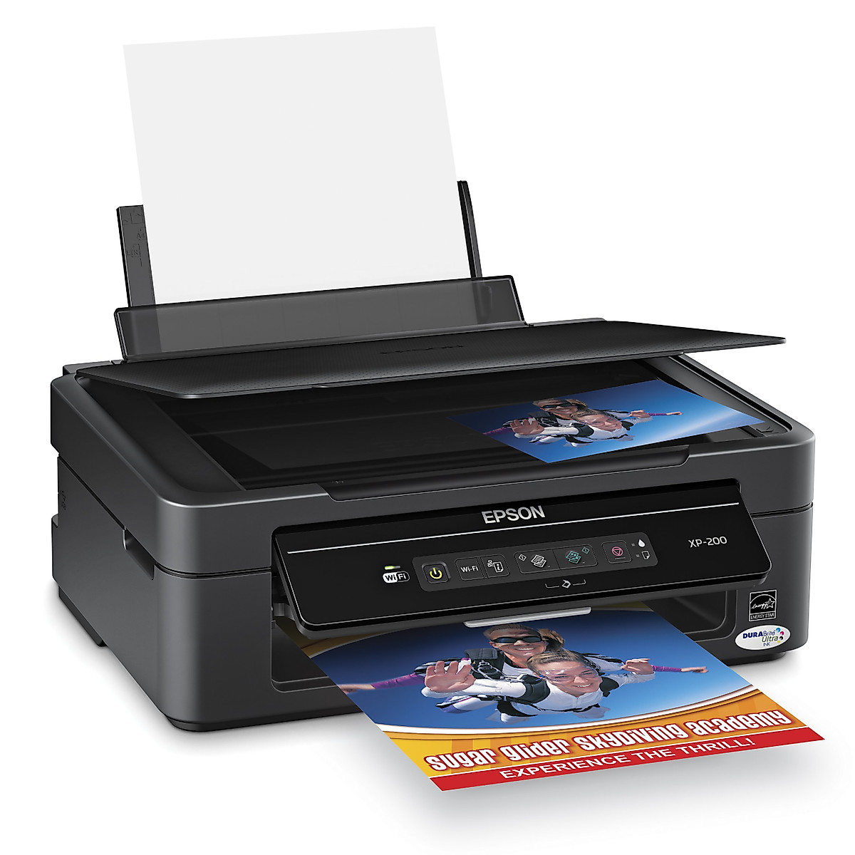 Epson Expression Home XP-200 Wireless All-in-One Color Inkjet Printer, Copier, Scanner (C11CC48201)