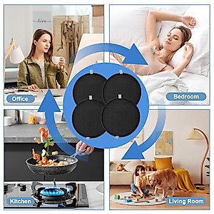 BEBEMOR Replacement Filter, Compatible with Pure Enrichment PureZone Halo Air Purifier Model PEAIRDSK, 2-in-1 Filters and Activated Carbon Pre-filters(2-Pack)