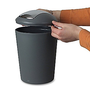 Kela Trash Can with Lid Marta Collection, Grey