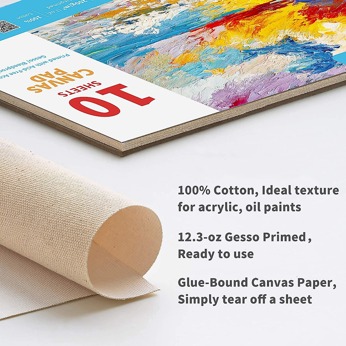 MEEDEN Acrylic Painting Set, Acrylic Paint Set with French Easel, 15x100ML Acrylic Paints, Paintbrushes, Stretched Canvases, Acrylic Painting Supplies,Easel Sets for Painting for Adults