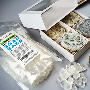 Organic Melt and Pour – ALEXES 2 lb Soap Base for Soap Making – Unscented – Soap Making Supplies