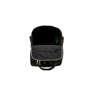DIME BAGS Hot Box Mini Backpack | Multi Pocket Small Backpack made of Premium Hemp and Recycled Materials | School Backpack or Travel Bag (Black)
