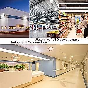20W LED Emergency Light Driver,100-347V AC 175V DC,Emergency Time Over 90 Minutes, 0/1-10V Dimmable Emergency led Driver, Rechargeable UL Listed Backup Battery for LED Recess, Panel and Linear Lights