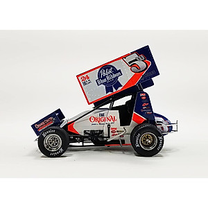 Winged Sprint Car #5W Lucas Wolfe Allebach Racing World of Outlaws (2022) 1/18 Diecast Model Car by Acme A1822006