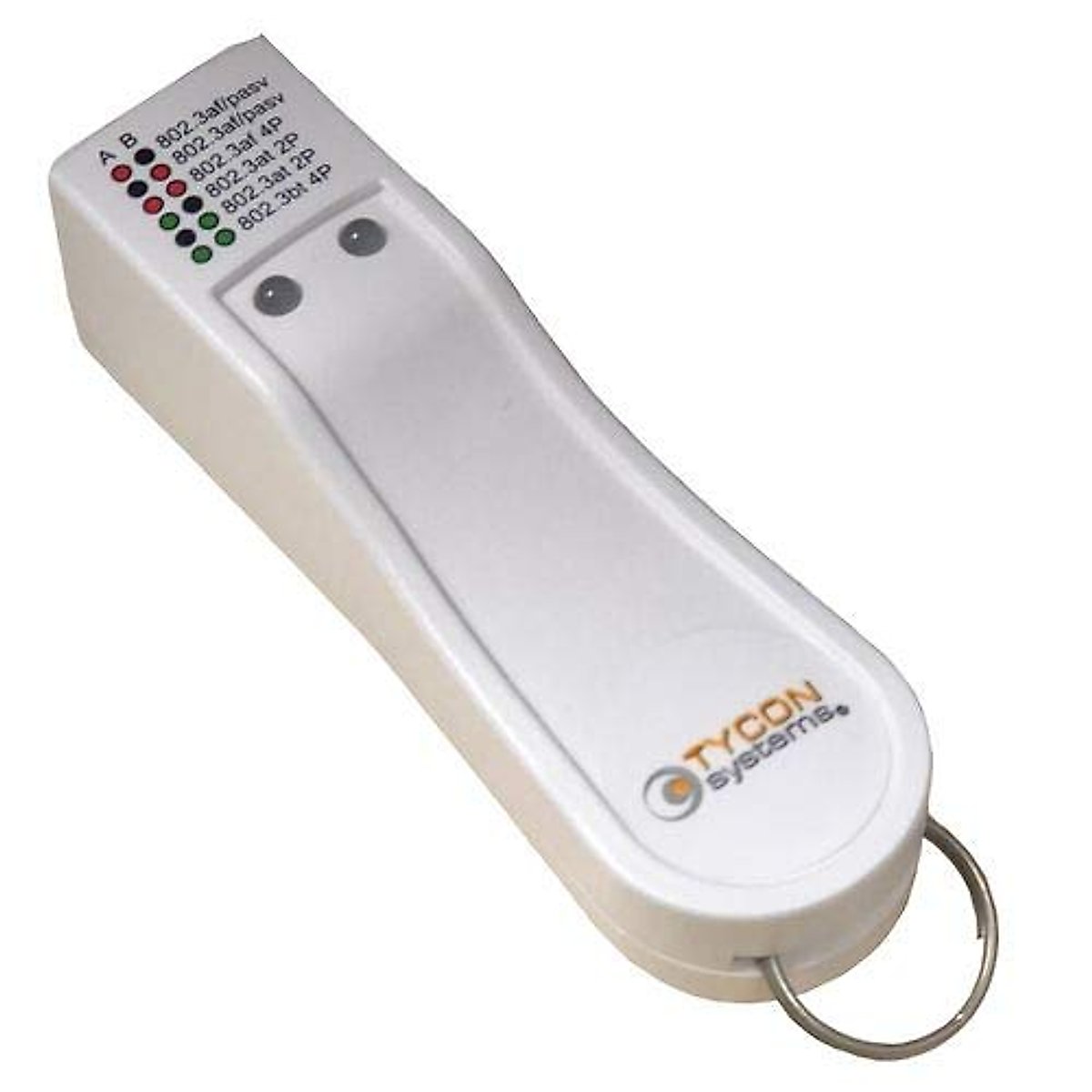 POE-Tester, 802.3af/at/bt and Passive, 4 Pair and 2 Pair, Detects Mode A and Mode B, Techician Must Have, Compact Keyring Size