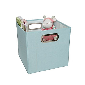 JJ Cole Heather Storage Box, 11-Inch, Blue