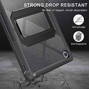 Soke Galaxy Tab A8 Case 10.5 Inch (SM-X200/X205/X207), with Built-in Screen Protector, Rugged Full Body Protective Case for 2022 Samsung Galaxy Tab A8 10.5(Black)