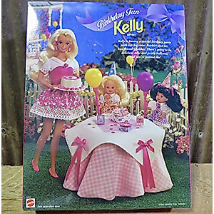 Barbie Birthday Fun KELLY Giftset Special Edition w Barbie, Kelly & Chelsea Dolls & Accessories (1996)