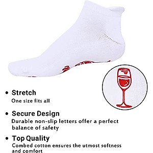 HAPPYPOP Funny Secret Santa Gifts Wine Socks Wine Gifts for Women Men, If You Can Read This Socks Bring Me Wine Socks Mens Womens Novelty Socks Wine Stocking Stuffers