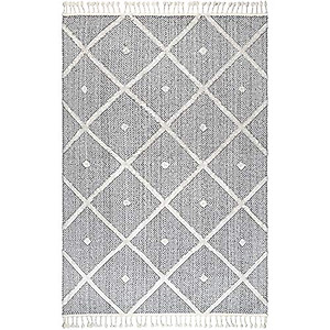 nuLOOM Deyton Diamond Area Rug, 3' x 5', Grey