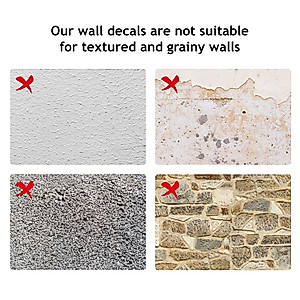 Generic 12 Pieces Bible Verse Wall Stickers,Inspirational Quotes Christian Wall Decals,Scripture Wall Decals,Peel and Stick,Motivational Wall Decal for Living Room Bedroom Bathroom Office, Black