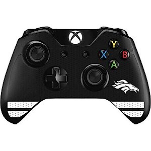 Skinit Decal Gaming Skin Compatible with Xbox One Controller - Officially Licensed NFL Denver Broncos Shutout Design