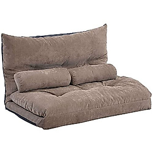 SDQF Sofa Bed Adjustable w/Two Pillows Sofa Sofa Bed Sofas for Living Room Living Room Furniture Floor Sofa Furniture for Living Room Sofa Bed Couch Fold Out Couch Bed