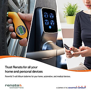 Renata CR2430 3V Lithium Coin Batteries (5 Pack)