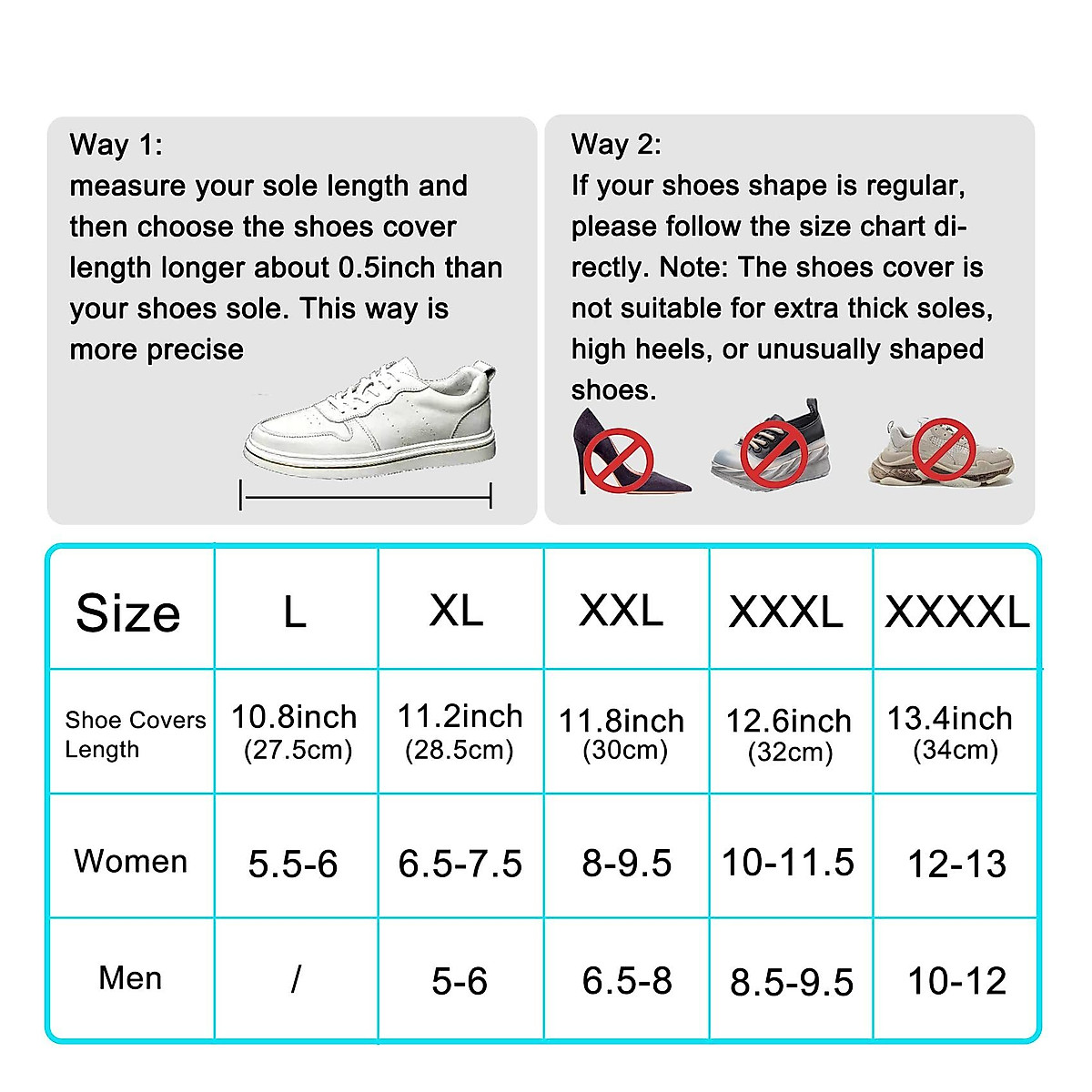 Whose Lemon Rain Boot Waterproof Shoes Cover Women Men Kids Reusable PVC Rubber Sole Overshoes Galoshes XL