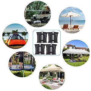 FINEST+ Canopy Weights 4 Pcs, Tent Weights for Legs,1680D Waterproof UV Protection Pop up Canopy Tent Weights Bag, Sand Bags for Any Pop Up Tent Gazebo Canopy Outdoor Sun Shelter Umbrella Pool Ladder