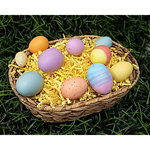 MagicWater Supply Crinkle Cut Paper Shred Filler (1/2 LB) for Gift Wrapping & Basket Filling - Canary