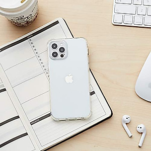 Amazon Basics Shockproof and Protective iPhone Case for iPhone 12 / iPhone 12 Pro  - Crystal Clear