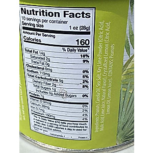 Lime Margarita 10oz cans Gillespie's Peanuts grown on our family farm! lm (3 10 oz Cans)