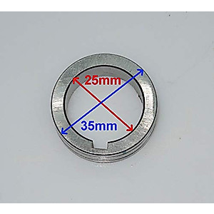 CHNsalescom European Style Mig Welder Wire Feed Drive Roller Roll Parts OD35mm ID25mm WI8mm (U-Groove .035"-.040" )