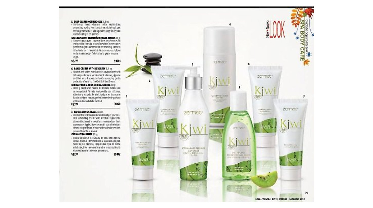 Zermat Perfum Body Fresh with Kiwi Extract - 6.76oz