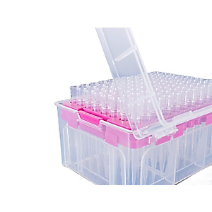 A-GEN 100uL Filter Racked Universal Pipette Tips, Clear, Gamma Sterile, DNase/RNase Free,Non-Pyrogenic (1 Rack of 96 Filter Tips, 100uL)