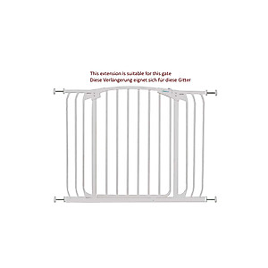 Dreambaby 21 in. White Chelsea Extension