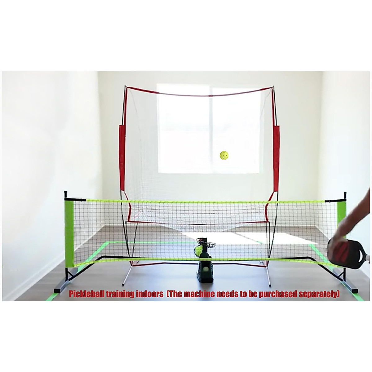 Nets for Tennis Ball Machine(10lb) Ball Recycling Nets Also for Pickleball and Cricket(Diameter<2.95in),Portable and Easy to disassemble;Solo Practice Tennis Indoor&Outdoor(New)