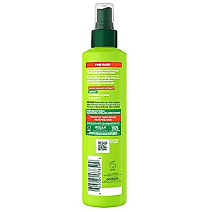Garnier Fructis Grow Strong Thickening 10-in-1 Spray to Help Thicken, Protect and Strengthen Fine and Thin Hair, Vegan Hair Care 8.1 Fl Oz