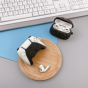 [2Pack] Game Controller Airpods Pro Case, 3D Cute Fashion Cool Design Airpods Pro Cover, Unique Stylish Funny Protective Skin Accessories Airpod Pro Silicone Case for Boys Girls Men