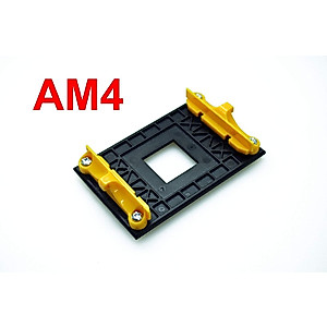 Wraith Prism Compatible RGB LED Lighting Socket AM4 4-Pin Connector CPU Cooler with Copper Core Base & Aluminum Heatsink and 4.13-Inch Fan with Thermal Paste for Desktop PC Computer