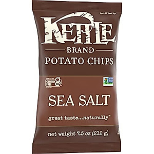 Kettle Brand Sea Salt Kettle Potato Chips, 7.5 Oz