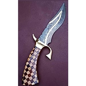 Damasca Steel pocket knife blade 11 inches