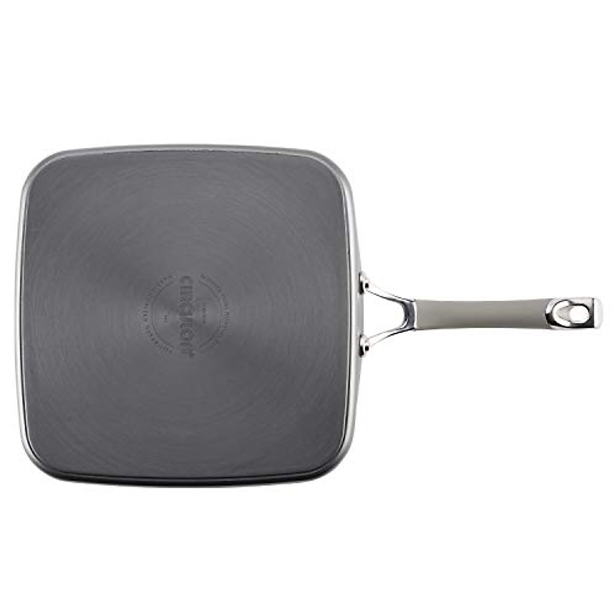 Circulon 84566 Elementum Hard Anodized Nonstick Griddle Pan/Flat Grill, 11 Inch, Oyster Gray