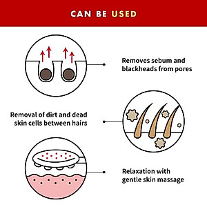 JAYU PET Black Seed Brush - Cat Acne Chin Treatment, Cat Acne Brush, Silicone Brush for Cats Chin Acne & Blackhead Exfoliation, Double-sided Cat Grooming Brush (1PCS)