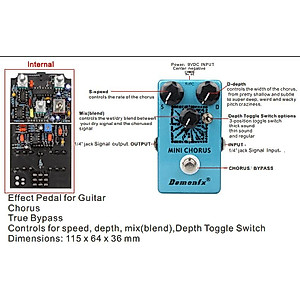 Demonfx Mini Chorus with Toggle options No International Wait Times