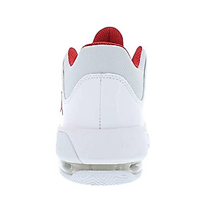 Jordan Boy's Jordan Max Aura 3 (Big Kid) White/University Red/Pure Platinum/Black 7 Big Kid M