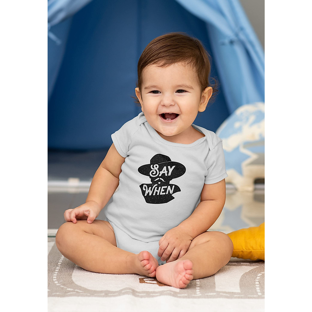 Say When Infant Bodysuit Doc Holliday Unisex Baby Girl Boy Clothes Outfits Black 6M