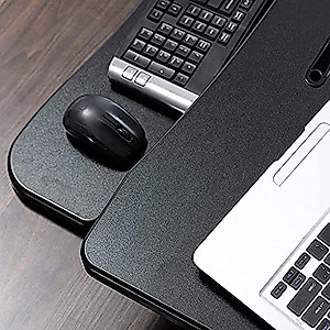 Legend Vansen Adjustable Height Standing Desk Converter Wide Laptop Riser or Dual Monitor Workstation, 32 Inch, Black