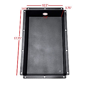 Baldwin Iron Works Recessed Trolling Motor Foot Pedal Pan Tray