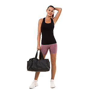 MathCat Workout Tops for Women Seamless Basic Sleeveless Muscle Tank Tops Racerback Athletic Yoga Running Daily Shirts