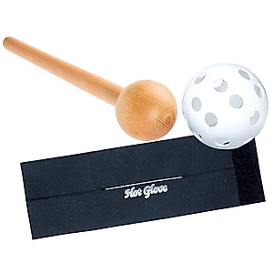 Hot Glove Mallet and Glove Wrap Bundle, 3 Piece Set for Glove Break-In, Black