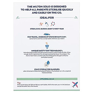 Milton Solo Travel STERILISER