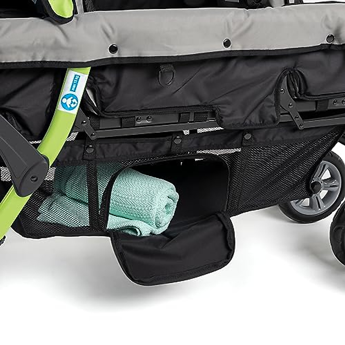 Foundations The Trio Sport Sport Triple Tandem Stroller, Lime
