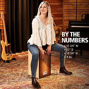 Meinl Percussion Woodcraft Professional Espresso Burst String Cajon (WC100EB)