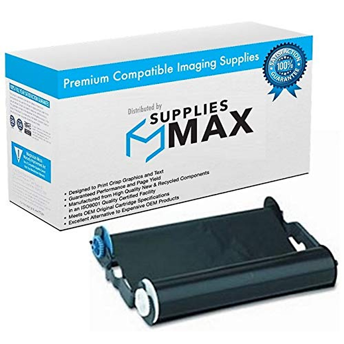 SuppliesMAX Compatible Replacement for Brother IntelliFax 750/770/775/870/885 Fax Imaging Cartridge (250 Page Yield) (PC-301)