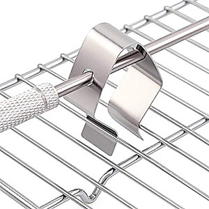 Meat Thermometer Probe Clip Holder Compatible with Thermopro TP04 TP06 TP07 TP08 TP09B TP10 TP11 TP12 TP16 TP17 TP20 TP22 Ambient Temperature Readings APP Bluetooth Smokers Grills Ovens, Set of 3