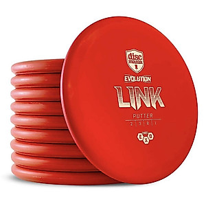 Discmania Evolution Exo Hard Link Disc Golf Putter - Stable Disc Golf Putter and Approach Disc - 173-176 Grams (Colors May Vary)