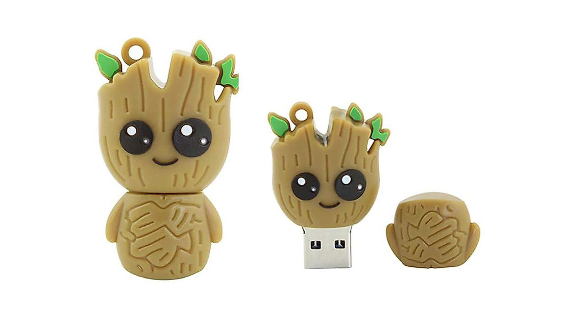 Cute Baby Groot 64GB USB Flash Drive - Fun & Functional
