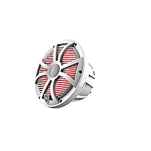 wet sounds | REVO 8-SWW | High Output Component Style 8" Marine Coaxial Speaker with RGB Backlighting and Enclosed White SW Grille